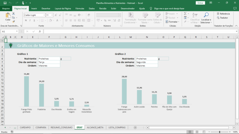 Calculadora de Macros - Excel Genial