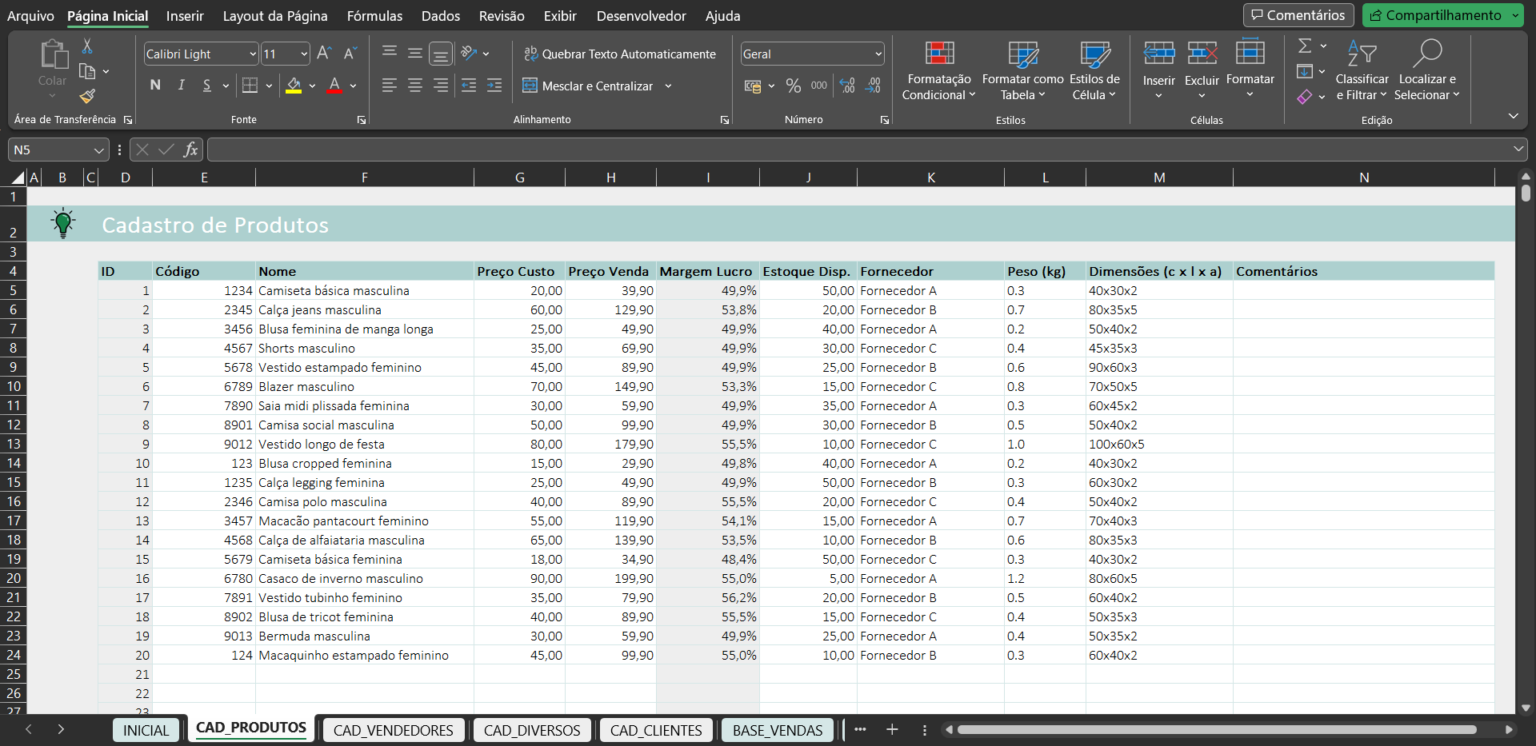 Planilha de Controle de Vendas - Excel Genial