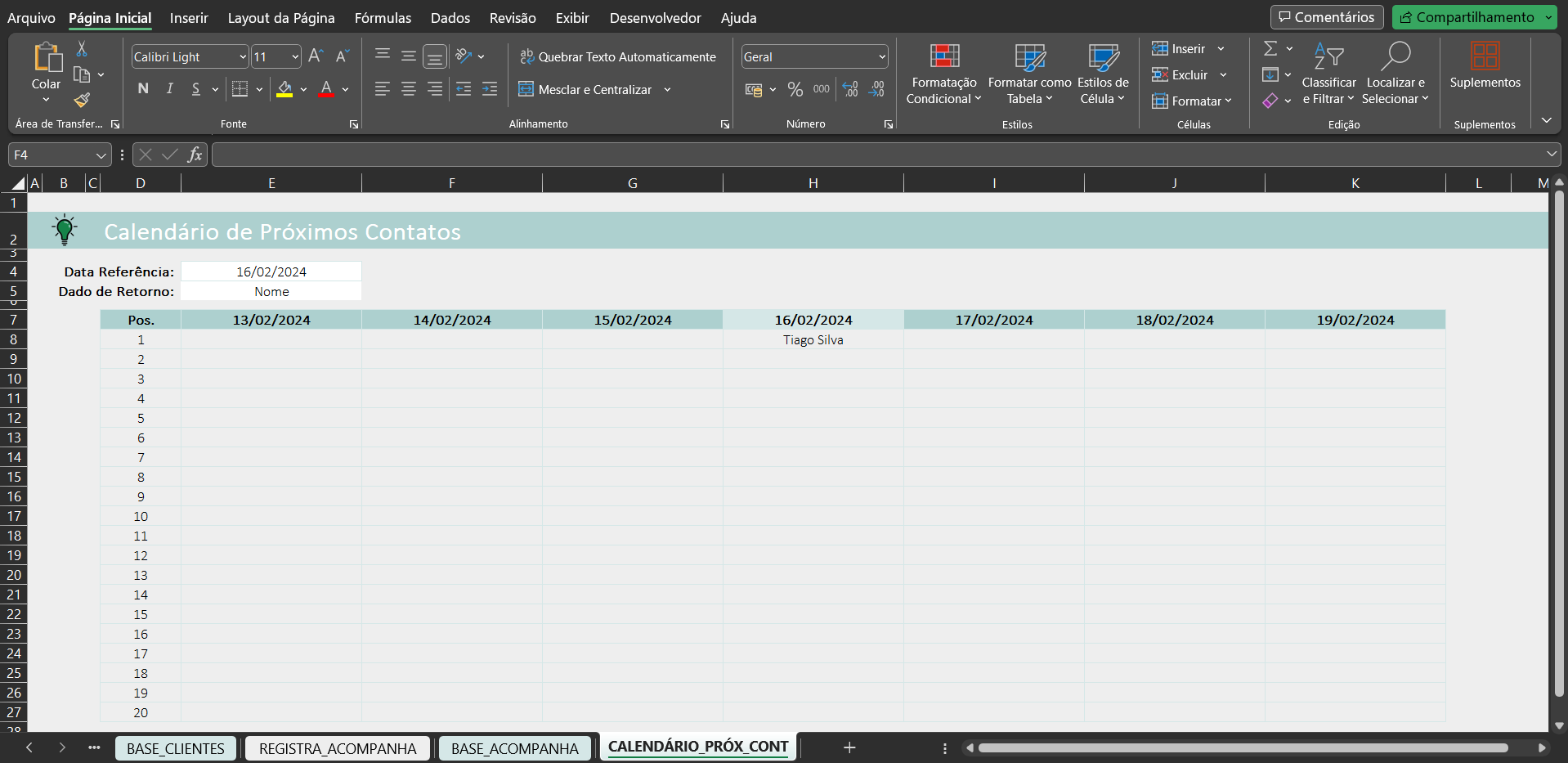 Planilha de Cadastro de Clientes - Excel Genial
