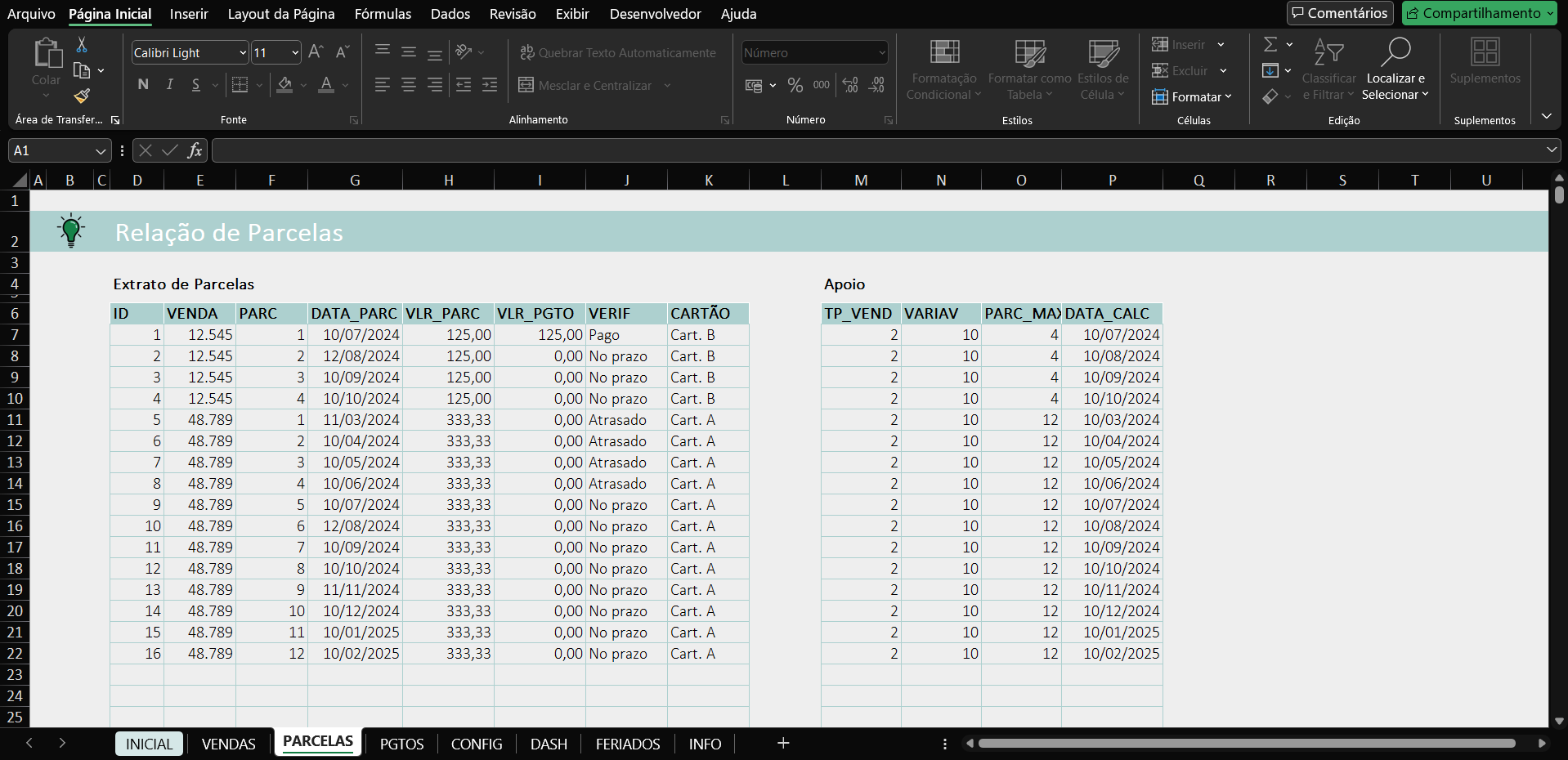 Planilha Cartão de Crédito - Excel Genial