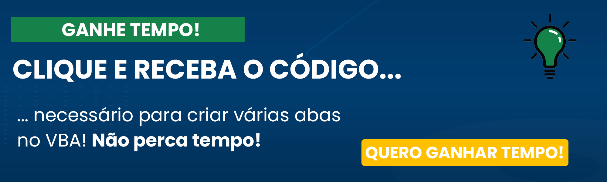Criando várias abas com VBA - Excel Genial