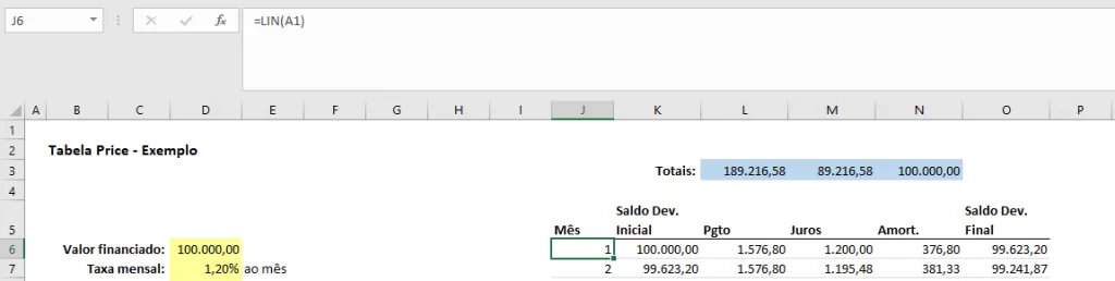 Tabela Price no Excel - Aprenda a fazer a sua - Excel Genial