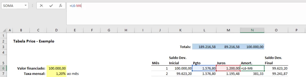 Tabela Price no Excel - Aprenda a fazer a sua - Excel Genial